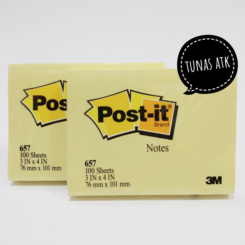 Jual 3M POST-IT NOTES 657 3 IN X 4 IN | Shopee Indonesia