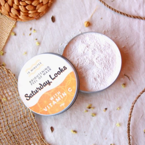 Jual SATURDAY LOOKS 15 Minutes Brightening Peel-off Mask | Shopee Indonesia