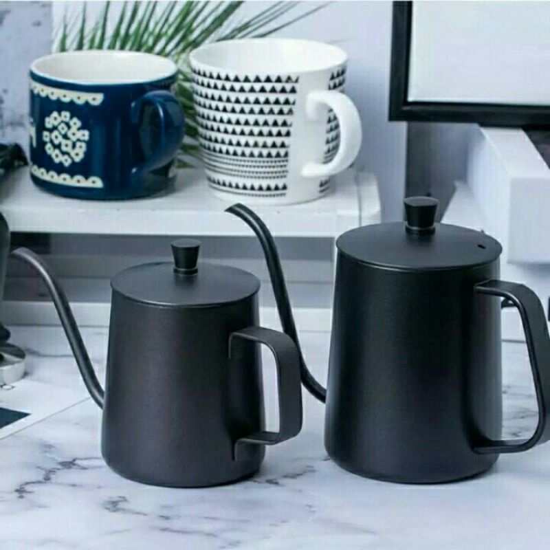 Jual Gooseneck Kettle Teflon Teko Leher Angsa | Shopee Indonesia