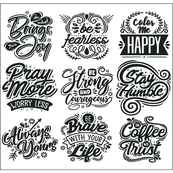 Jual [Quote Series] MINI Sticker Aesthetic Kata-Kata | Sticker Kata ...