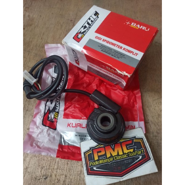 Jual Odometer / speedometer digital dengan sensor kph / kabel 3 kawat ...
