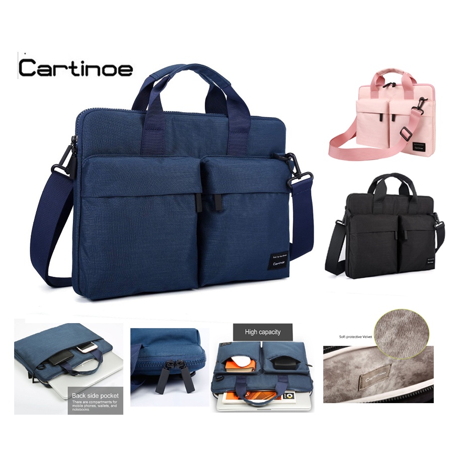 Jual Tas Laptop Macbook Cartinoe RFID Blocking Messenger Bag 14 15 inch ...