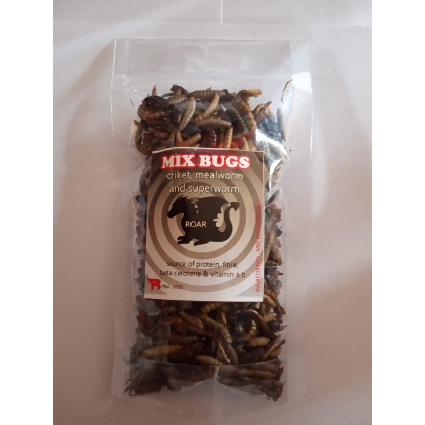 Jual MIX BUGS ANEKA SERANGGA 15 gr Pakan Makanan Burung Lengkap ...