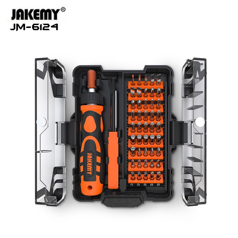 Jual Jakemy Obeng Set JM-6124 48 In 1 Household Ratchet Screwdriver ...