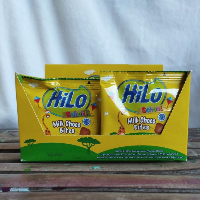 Jual Hilo School Chocolate Candy milk choco bites 10 sachet | Shopee ...