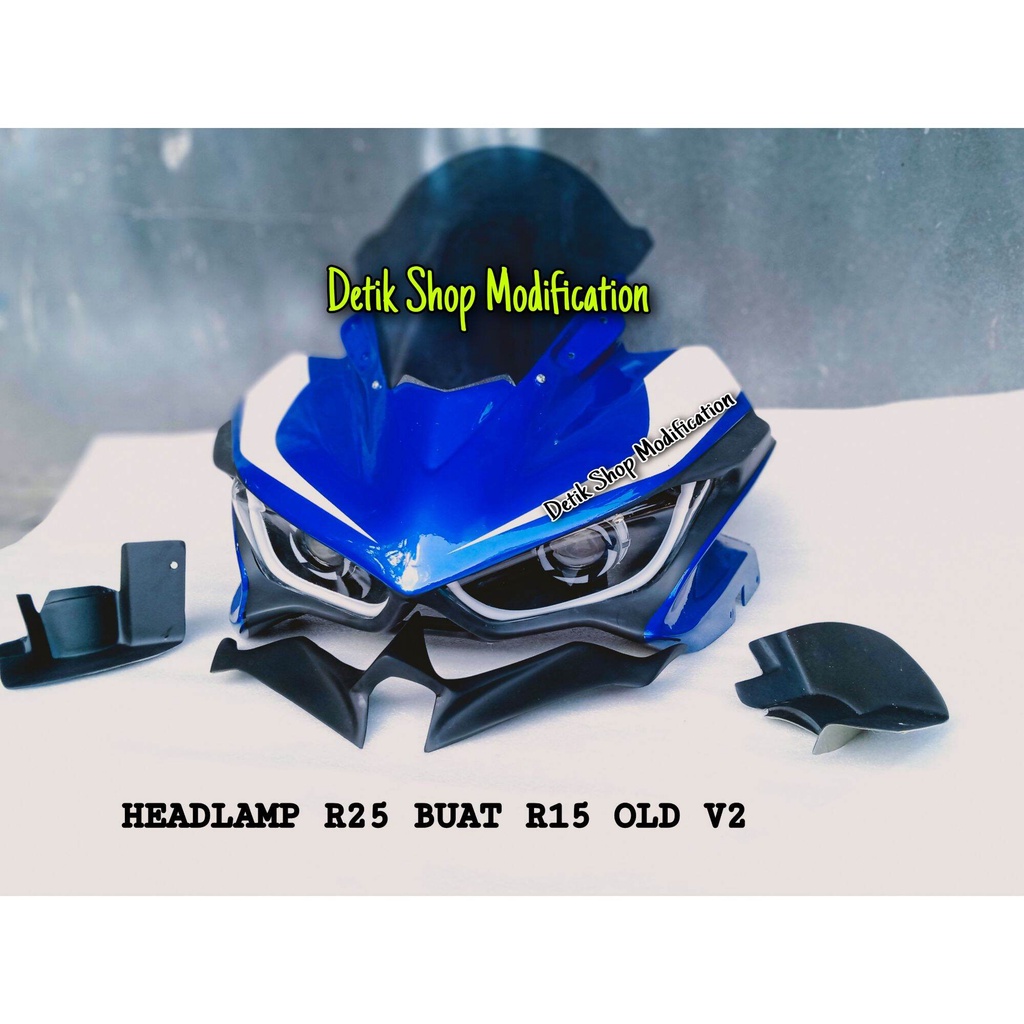 Jual HEADLAMP R15 V2 MODEL R25 HEADLAMP R25 TOPENG R25 WINGLET R15V2 ...