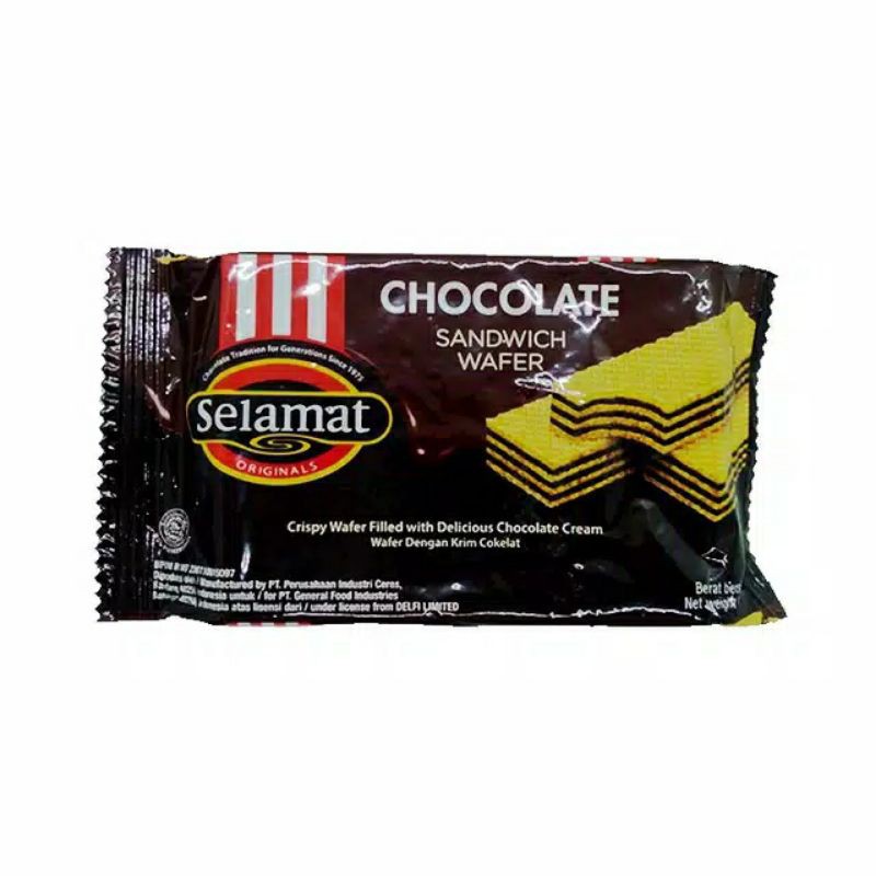 Jual WAFER SELAMAT 45 Gram All Varian - Wafer Coklat Cemilan Enak ...