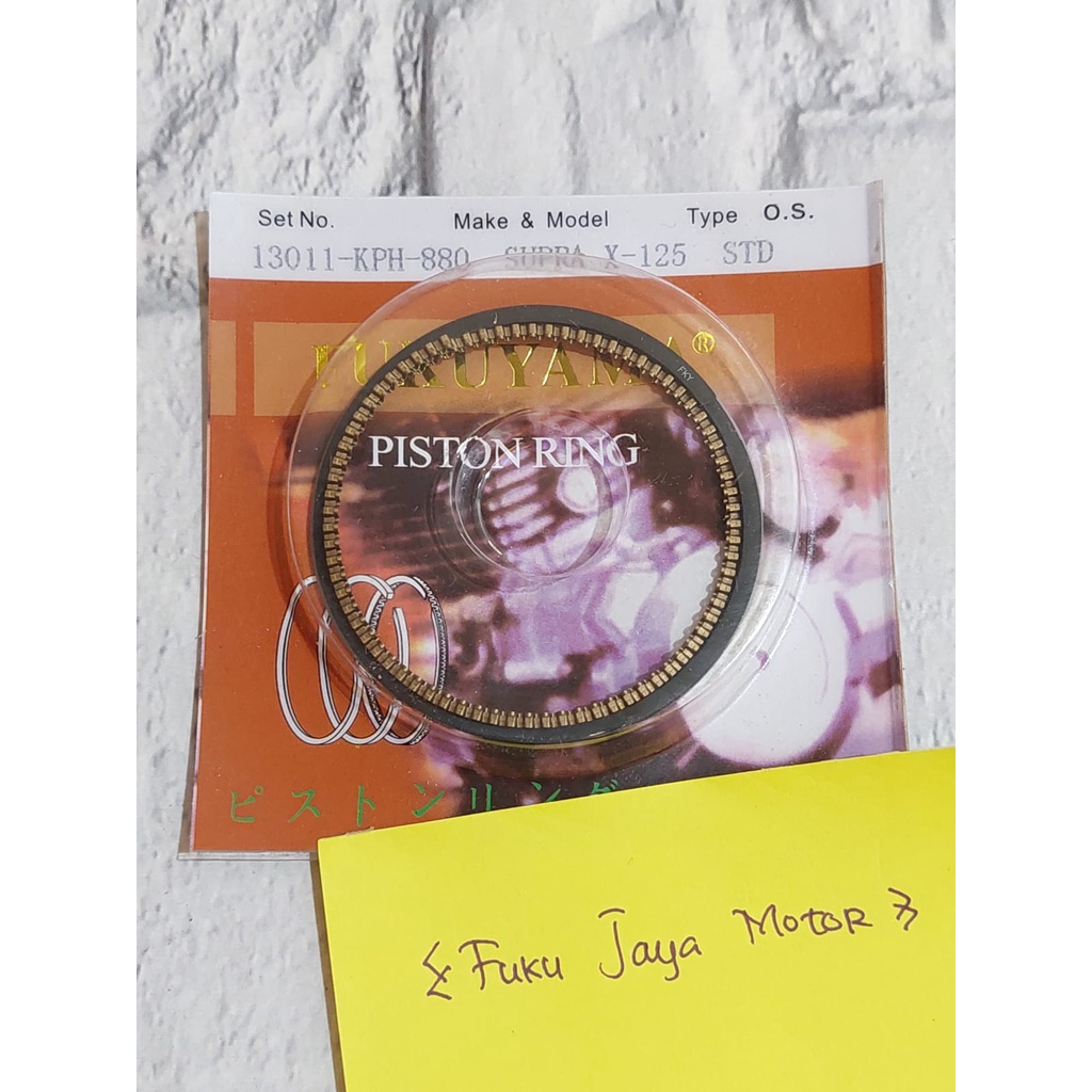 Jual Fukuyama Ring Piston Seher Seker Honda Supra X 125 - FI F.I F-I Injection Inject Injek ...