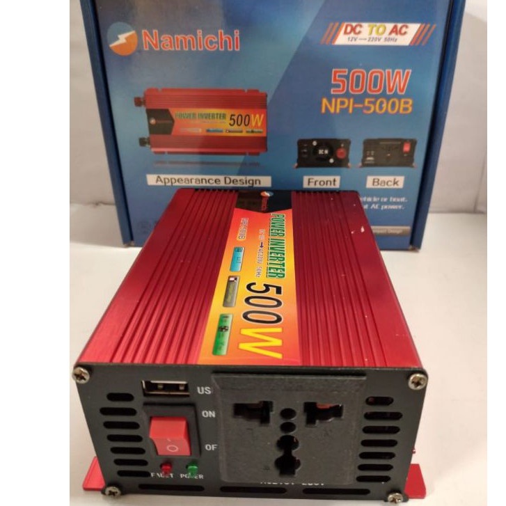 Jual Inverter Namichi 500w / Power Inverter DC to AC NPI 500 | Shopee ...