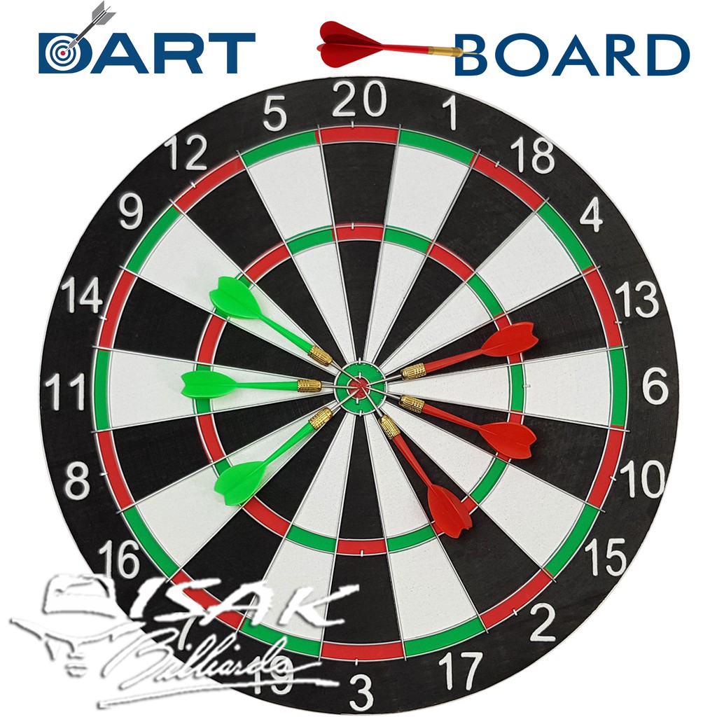 Jual Dartboard Games Import 40 - Papan Panah Jarum Dart Board Mainan ...