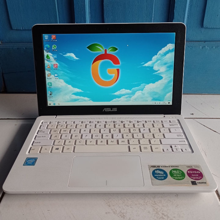 Jual Asus E202S White Putih SSD 120GB Windows 10 Slim Tipis Netbook ...