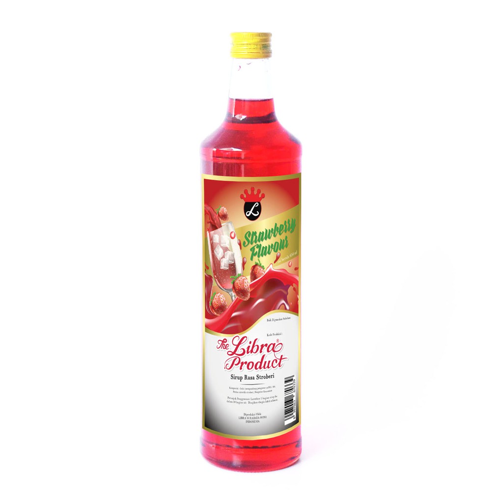 Jual Sirup Stroberi - LIBRA PREMIUM STRAWBERRY SYRUP - gourmet syrup ...