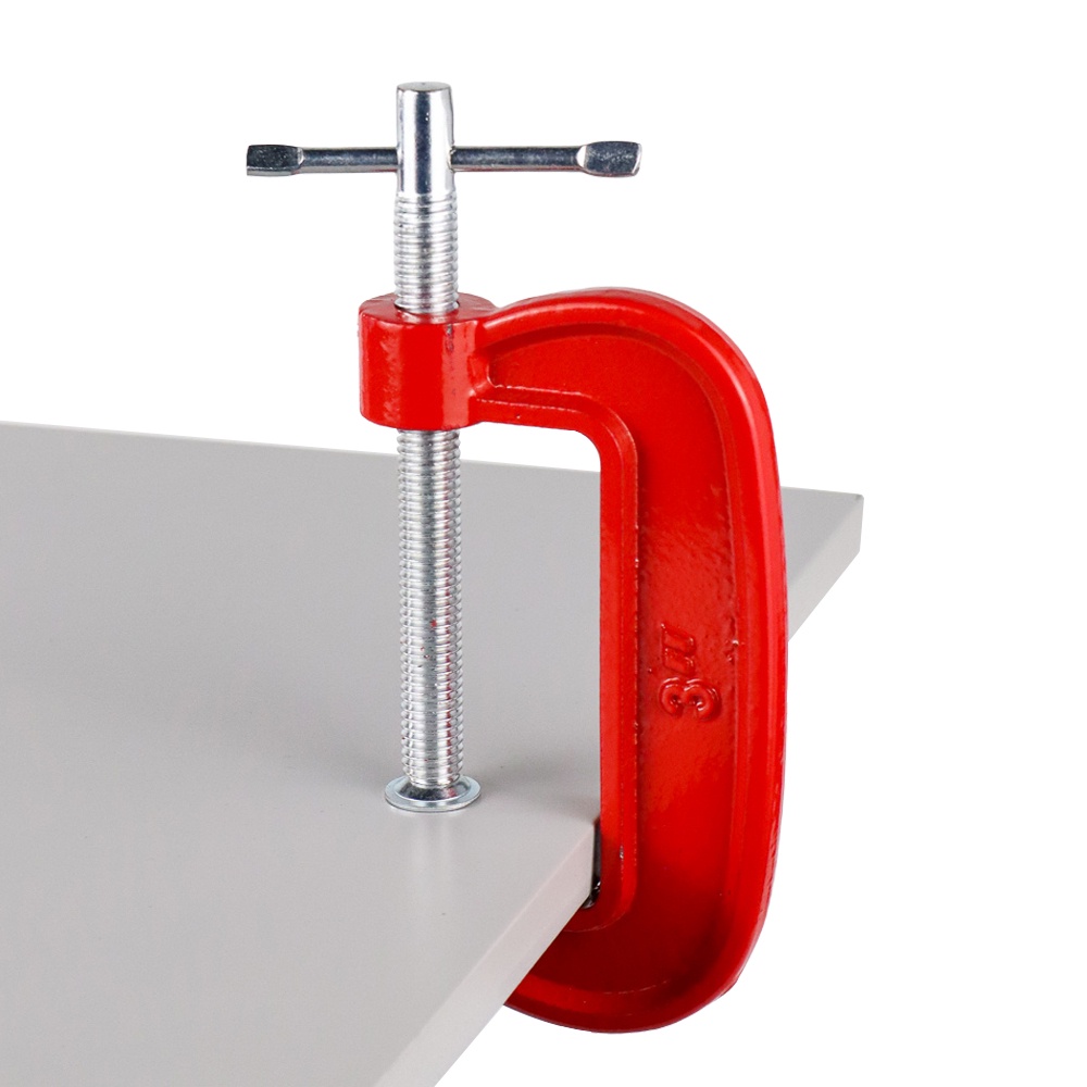 Jual Klem C Catok Clamp Penjepit Besi Kayu Bahan Besi Cor - 3 inch ...