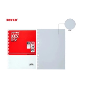 Jual Loose Leaf Isi Kertas File Binder Joyko B5 - 100 PL Plain 100 Lembar | Shopee Indonesia