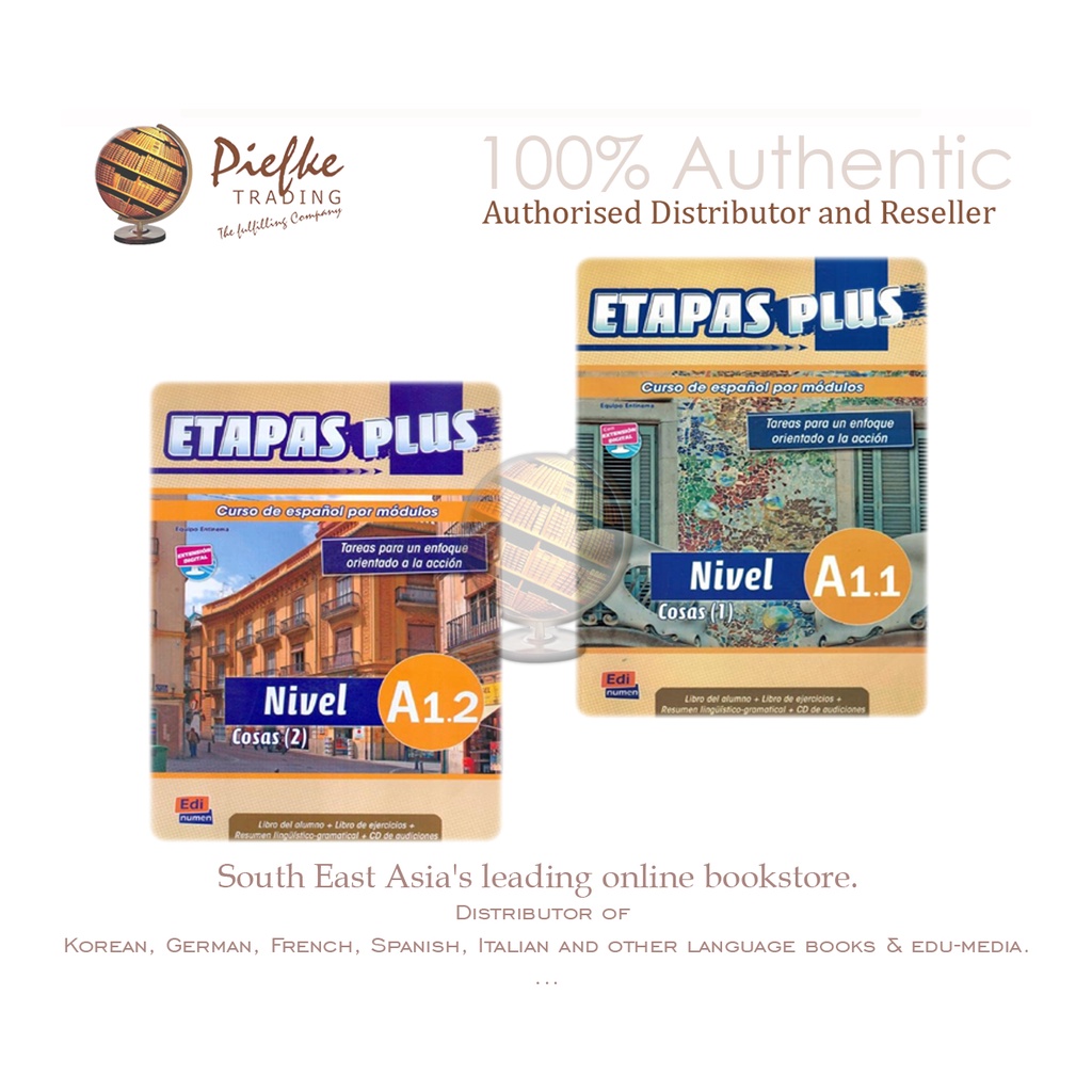 Jual Etapas Plus A1.1, A1.2 : A1.1Student/workBook, A1.2Student/workBook : 9788498482447: ...