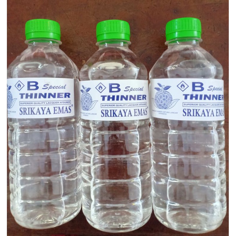 Jual thinner B spesial 500 ml, pengencer cat , pencampur cat , kemasan 1/2 liter | Shopee Indonesia