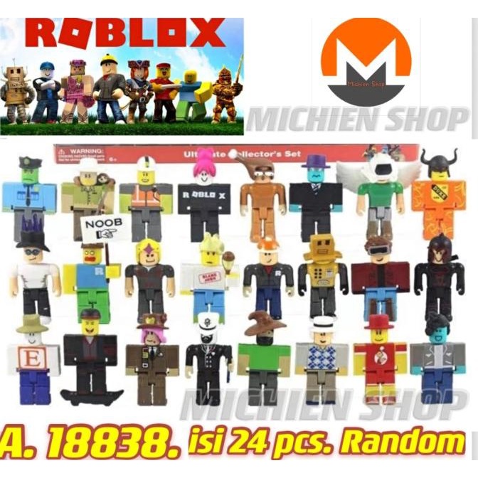 Jual FIGURE MAINAN ROBLOX (SET 24PCS) TOPPER KUE ROBLOX | Shopee Indonesia