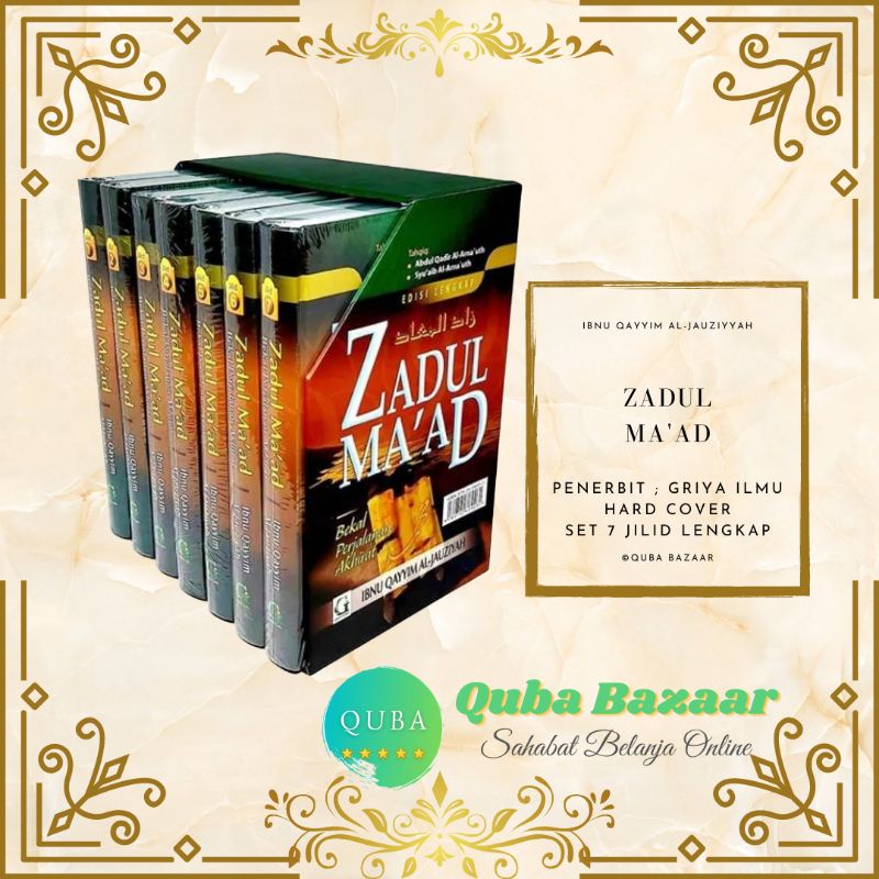 Jual Buku Zadul Ma'ad Ibnu Qayyim Al-Jauziyyah | Kitab Zadul Maad 7 Jilid Lengkap Best Seller ...