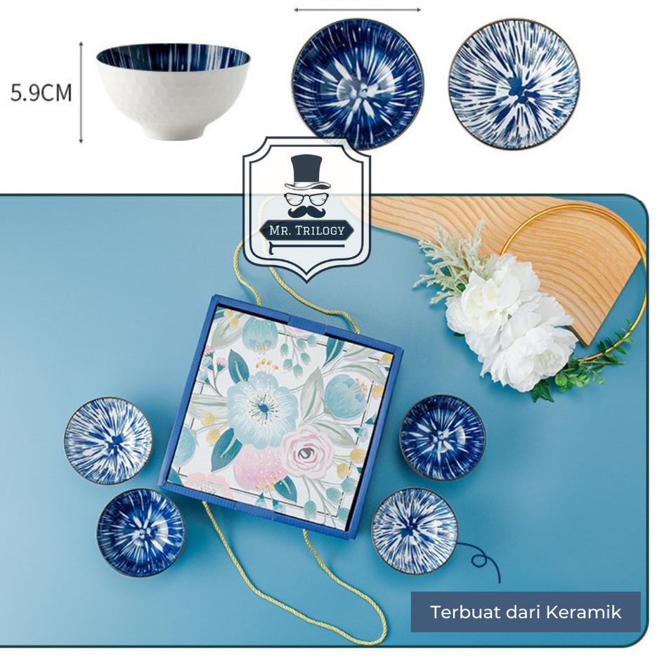 Jual Super Model Souvenir Mangkok Keramik Set Alat Makan Kekinian ...