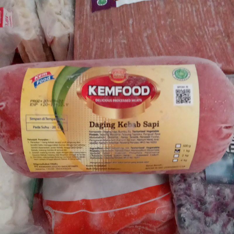 Jual Kemfood Daging Kebab 1kg | Shopee Indonesia