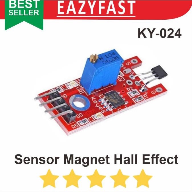 Jual KY-024 Keyes Sensor Magnet Magnetic Hall Effect Switch efst90 Ayo ...