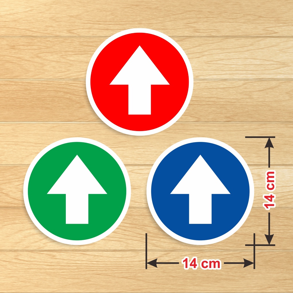 Jual Sticker Vinyl Sign Penunjuk Arah Rambu Panah Stiker Marka Arrow 14 ...