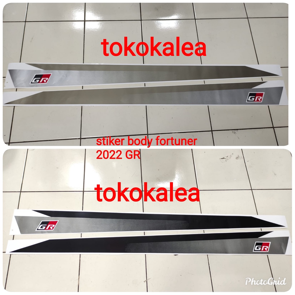 Jual Stiker body mobil toyota fortuner 2022 GR stiker fortuner 2022 GR ...