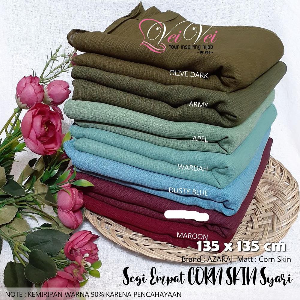 Jual [ 135 x 135 cm ] Corn Skin Syari - Segi Empat Jumbo Azara (KODE ...