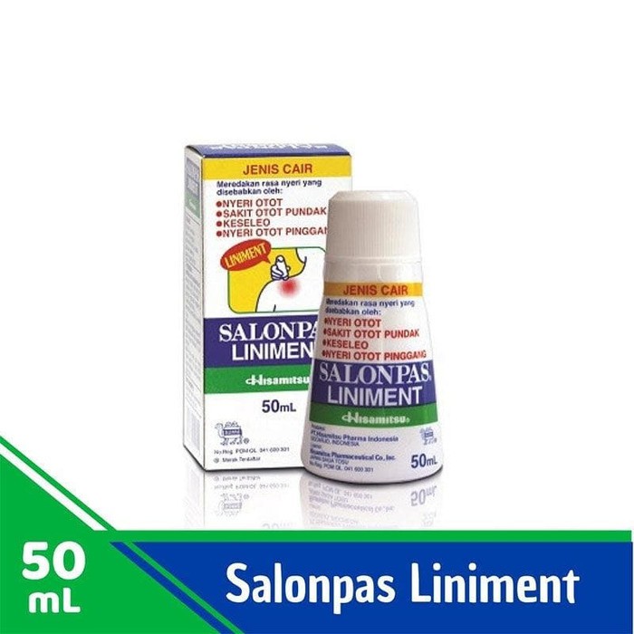 Jual Salonpas Liniment Pereda Nyeri Otot, Nyeri Sendi Dan Keseleo 50 Ml ...