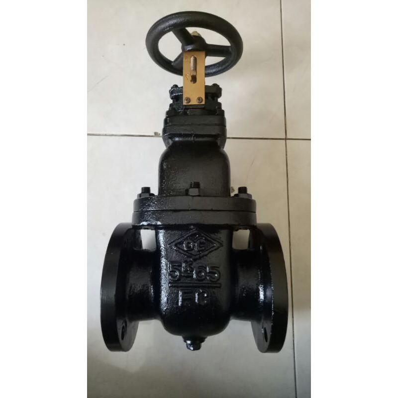 Jual Gate Valve 2.1/2inch Cast iron jis 5k-65 (FC) besi | Shopee Indonesia