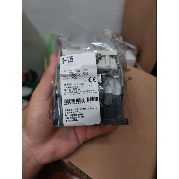 Jual Magnetic Contactor MITSUBISHI type S-T35 110V kontaktor S T35 ...