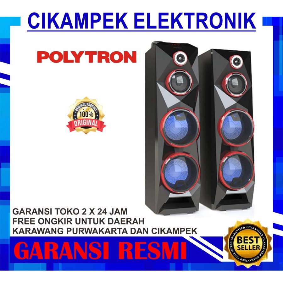 Jual Speaker Aktif Polytron Audio Pas 8c28 Pas8c28 Usb Bluetooth