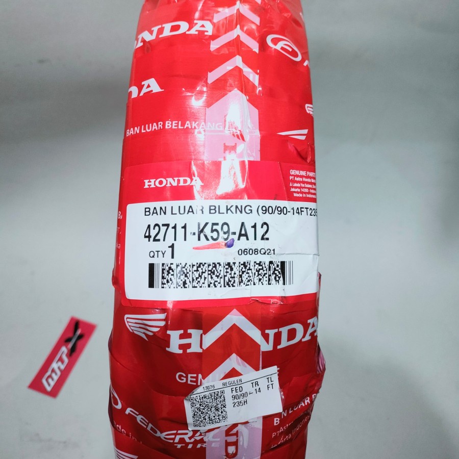 Jual BAN HONDA VARIO 150 BELAKANG 90/90-14 K59 | Shopee Indonesia