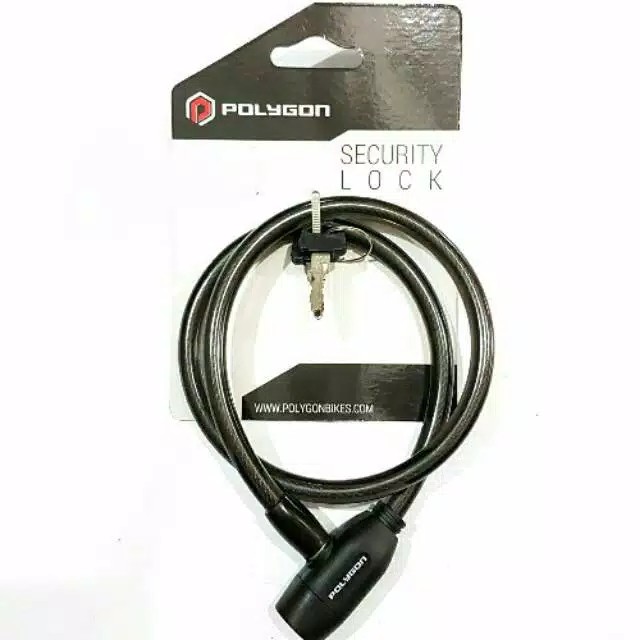 Jual Kunci Spiral Sepeda Polygon AMMO - LDA | Shopee Indonesia