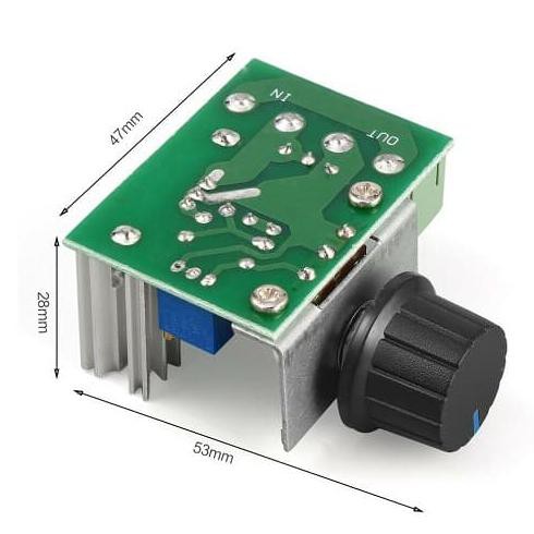 Jual Dimmer Scr 2000W Motor Speed Controller 220V Ac Regulator Voltage Dhtron92 Diminati Banget ...