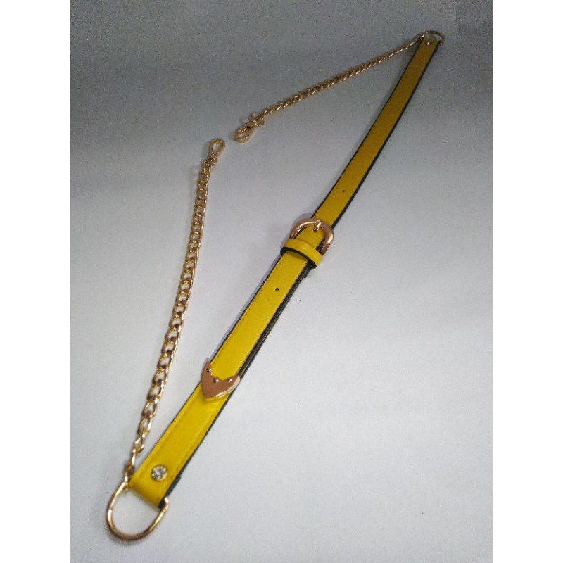 Jual bagstrap kombinasi bahan dan rantai adjustable Leather tas tali ...