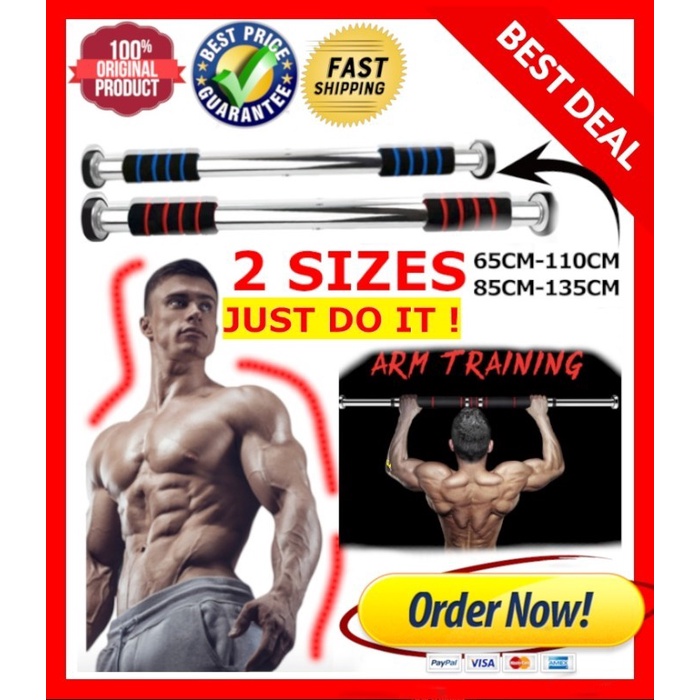 Jual TERBARU PULL UP BAR FIT SPORT GRATIS ARM SUPPORT / TIANG SIT UP 2 ...