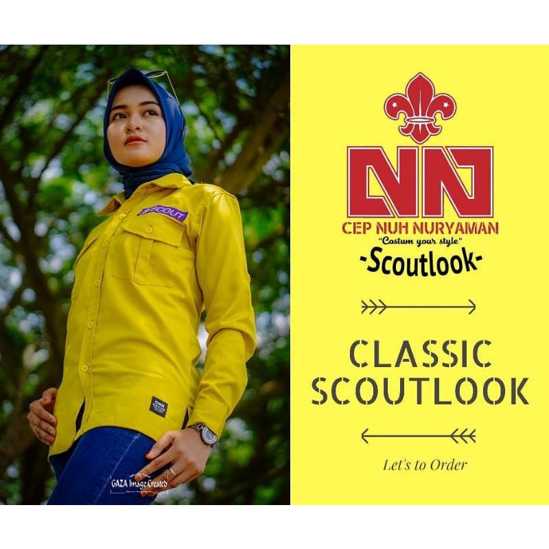 Jual Scoutlook Clasic Serries Custom (Desain Sendiri) | Shopee Indonesia