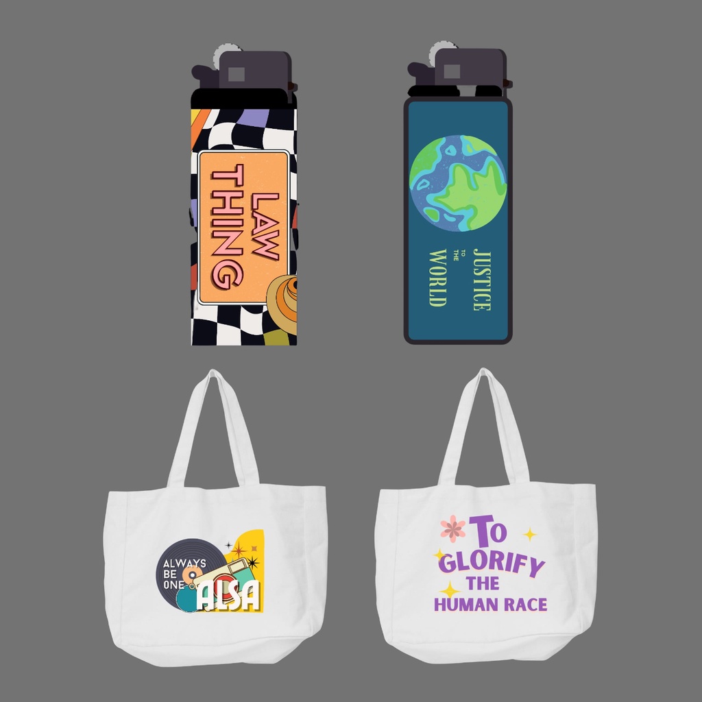Jual Bundle B ALSA Merchandise Vol.1 (Totebag & Korek Api) | Shopee ...