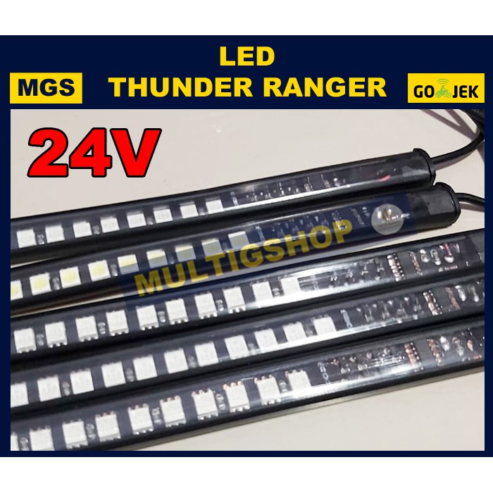 Jual 10Pcs LED Thunder Ranger 32 Cm 24V | Shopee Indonesia