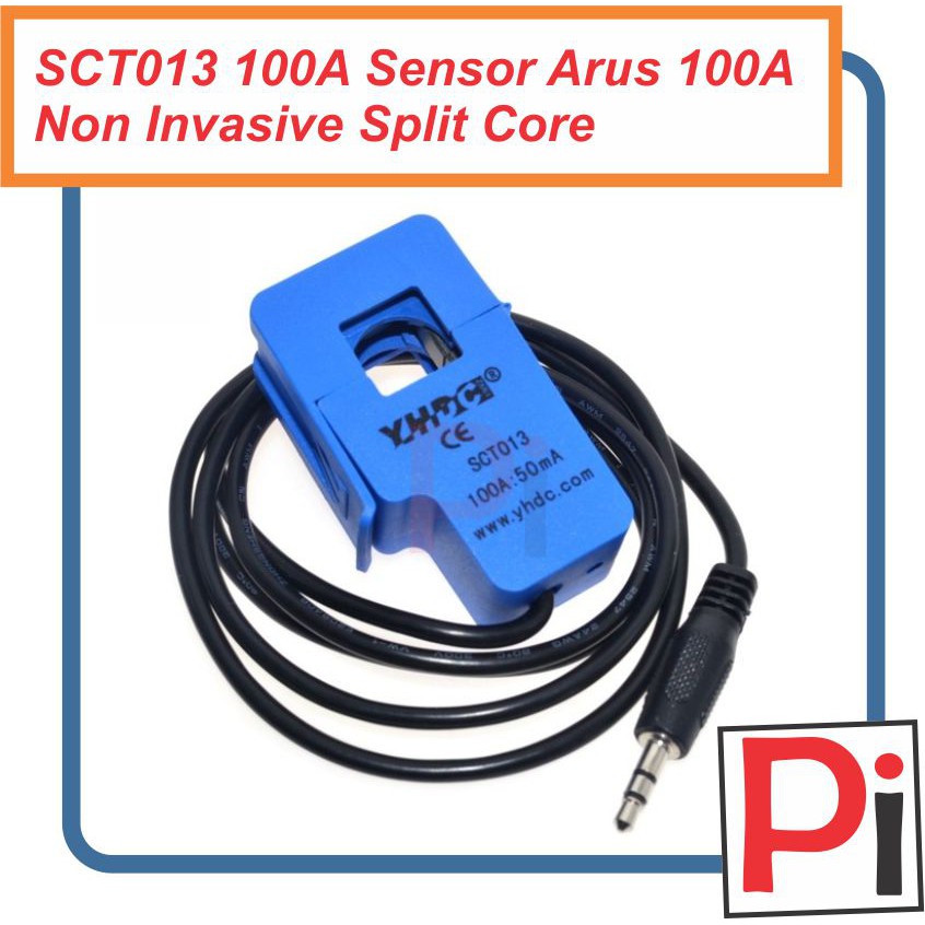 Jual Ac Current Sensor Sct013 000 100a Non Invasive Split Core Sensor