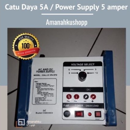 Jual Catu Daya 5A / Power Supply 5 amper | Shopee Indonesia