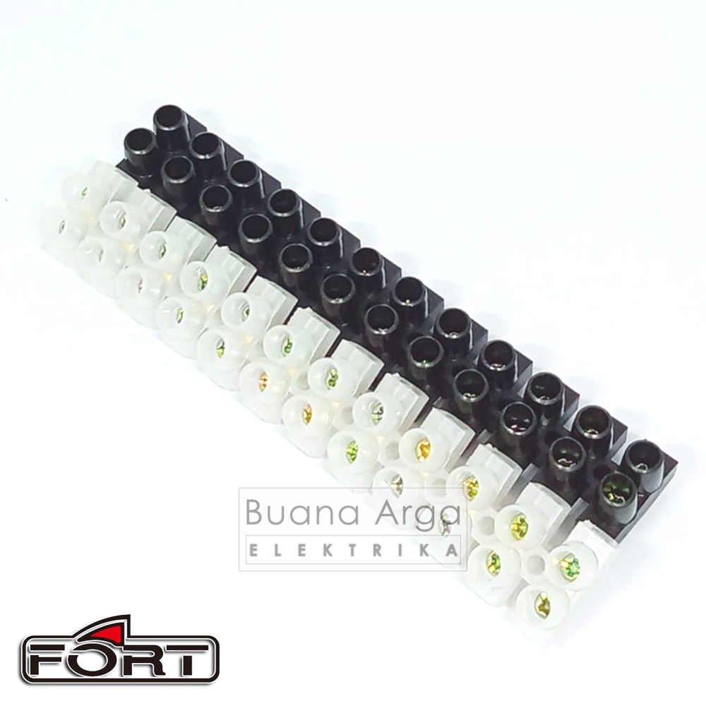 Jual FORT Terminal Block Krustin 400V 10A/10mm XLS-10A / XLS4A Fort ...