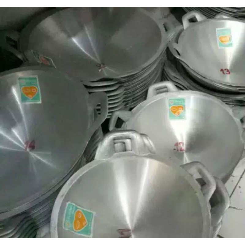 Jual Kuali Alumunium Cor 20, 22, 24, 26, 28, 30 merk Rante Kasih ...