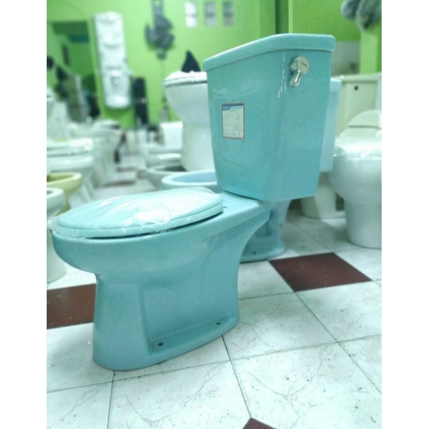 Jual Closet duduk Toto cw516 biru muda | Shopee Indonesia