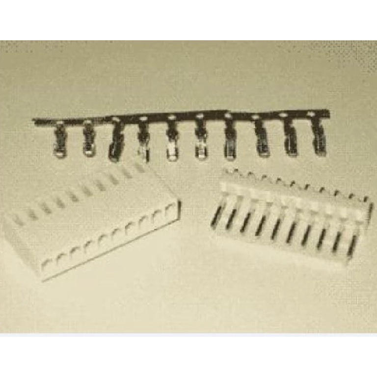 Jual Straight KF2510 10P 2.54mm Pin Header white Housing Connector 10 ...