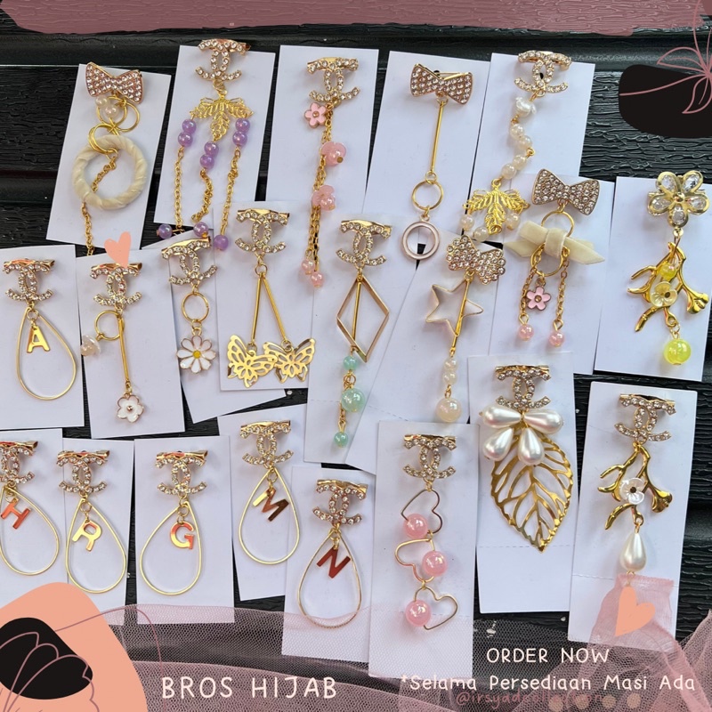 Jual Bros kecil Ala Korea , Bros Untuk Hijab , Bros Terbaru , Bros ...