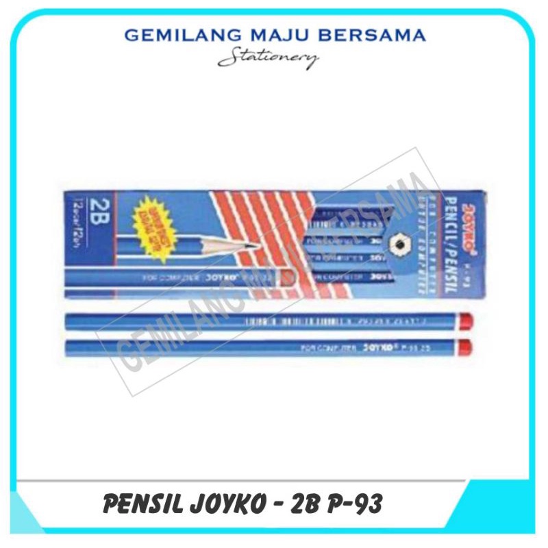 Jual Pensil Joyko 2B P93 (harga per lusin) | Shopee Indonesia