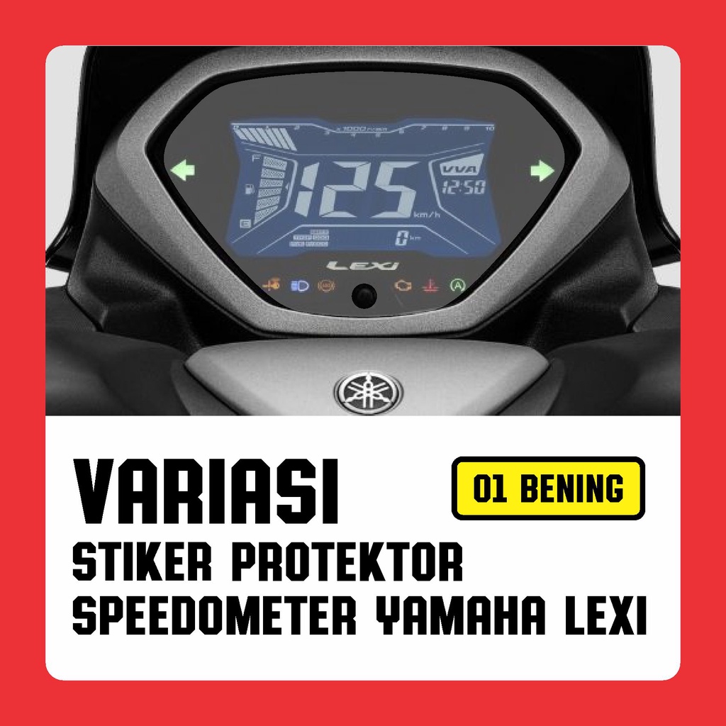 Jual Stiker Variasi Speedometer Motor Yamaha Lexi 125 Pelindung ...