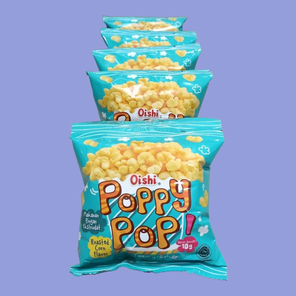 Jual OISHI Poppy Pop Jagung Bakar Snack 10 gr [10 pcs/renceng] | Shopee ...